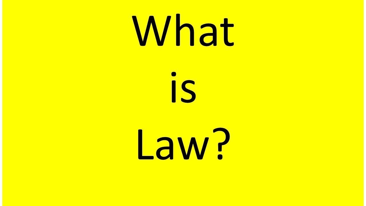 Basics of Law - YouTube