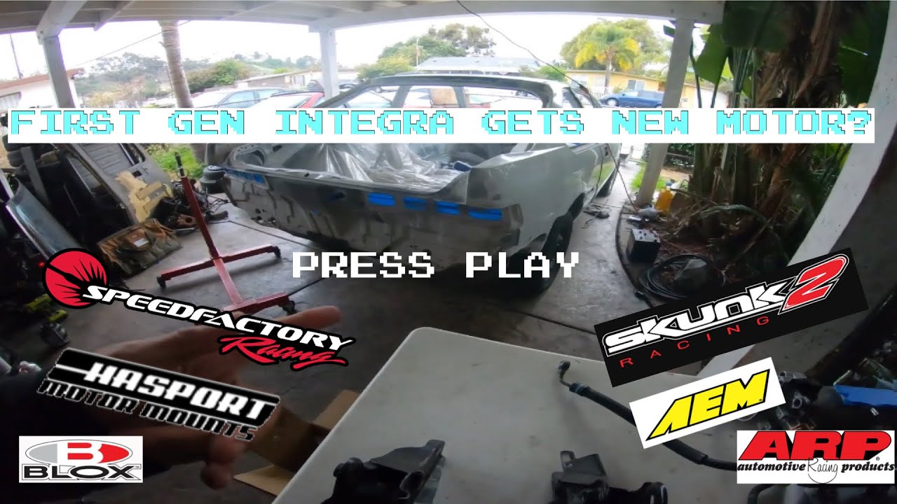 First Gen Integra Gets New Motor ? - YouTube
