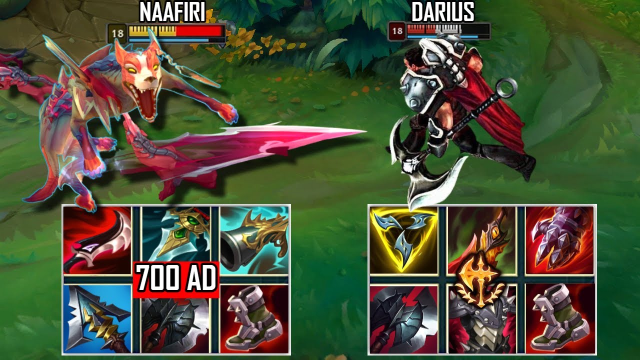 Naafiri Vs Darius Full Build Fights And Best Moments Youtube