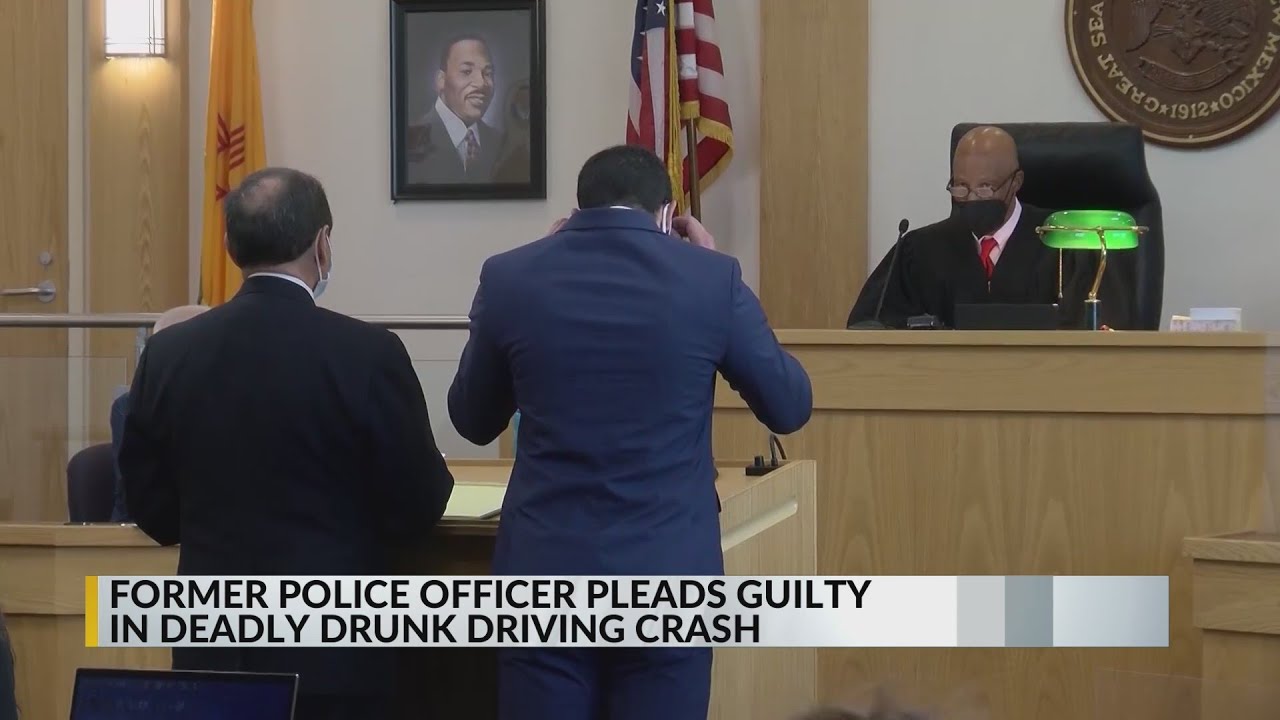 Former police officer pleads guilty to drunk driving crash - YouTube
