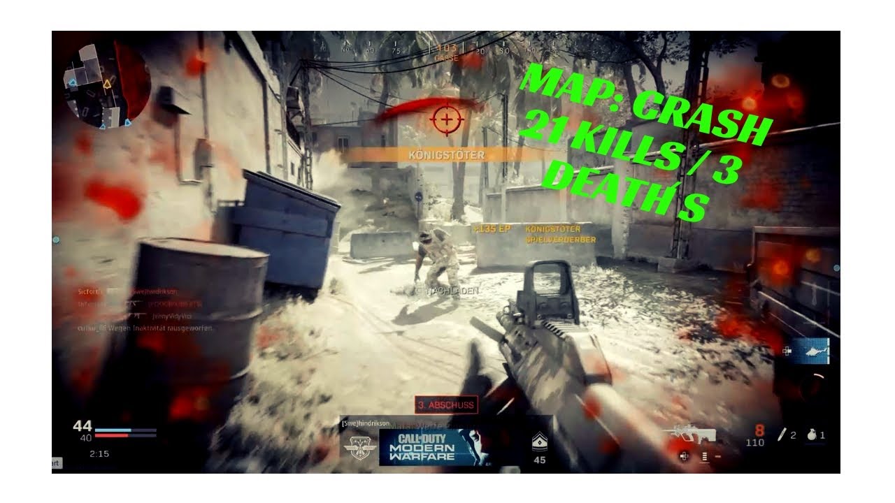 Call of Duty - Modern Warfare: TEAM DEATHMATCH GAMEPLAY with 21 Kill´s ...