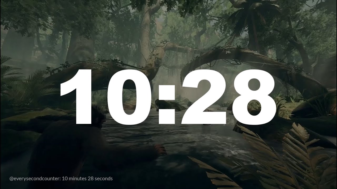 10 minutes 28 seconds [628 secs] clock timer countdown || Alarm Focus ...