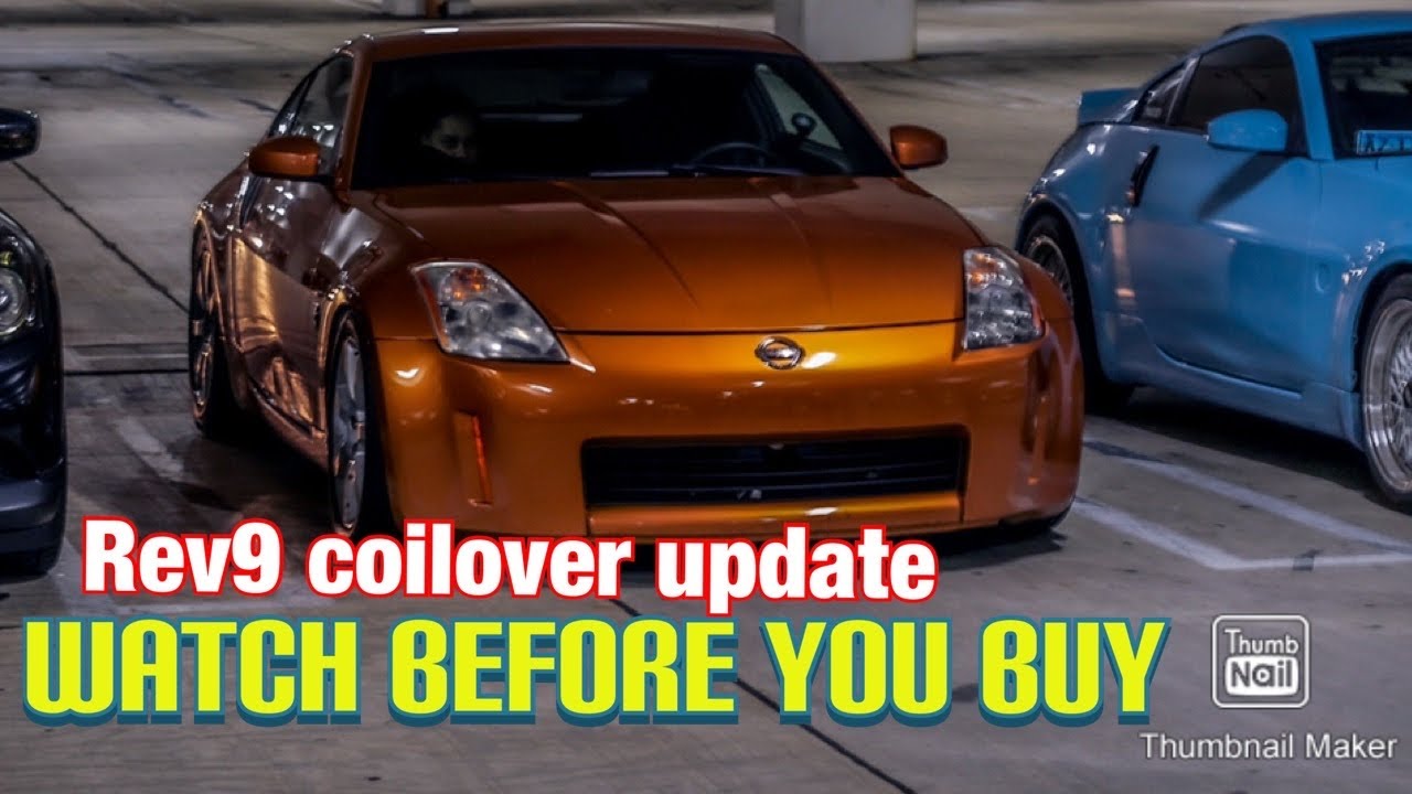 Rev9 Hyperstreet 2 Coilover update 350Z - YouTube