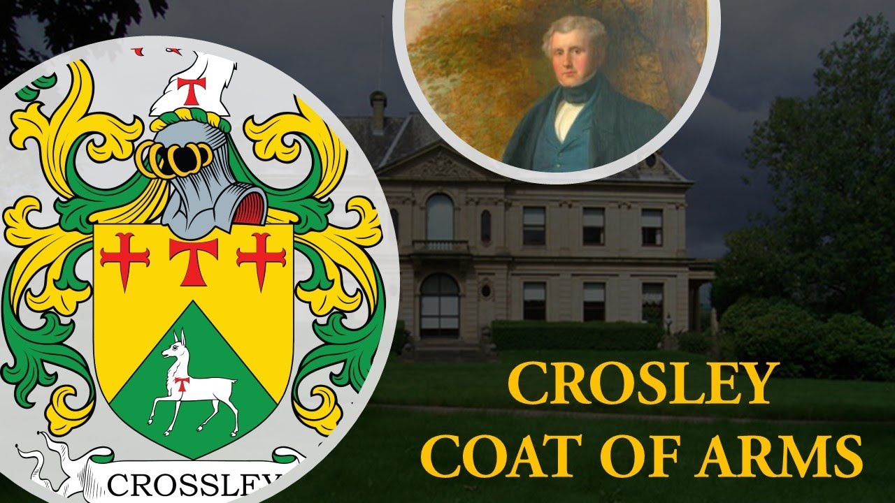 Crossley or Crosley Coat of Arms - YouTube