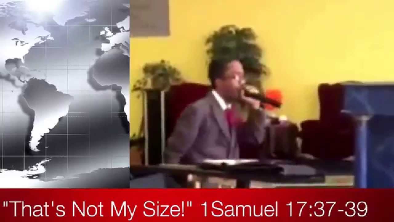 "That's Not My Size!" 1Samuel 17:37-39 - YouTube