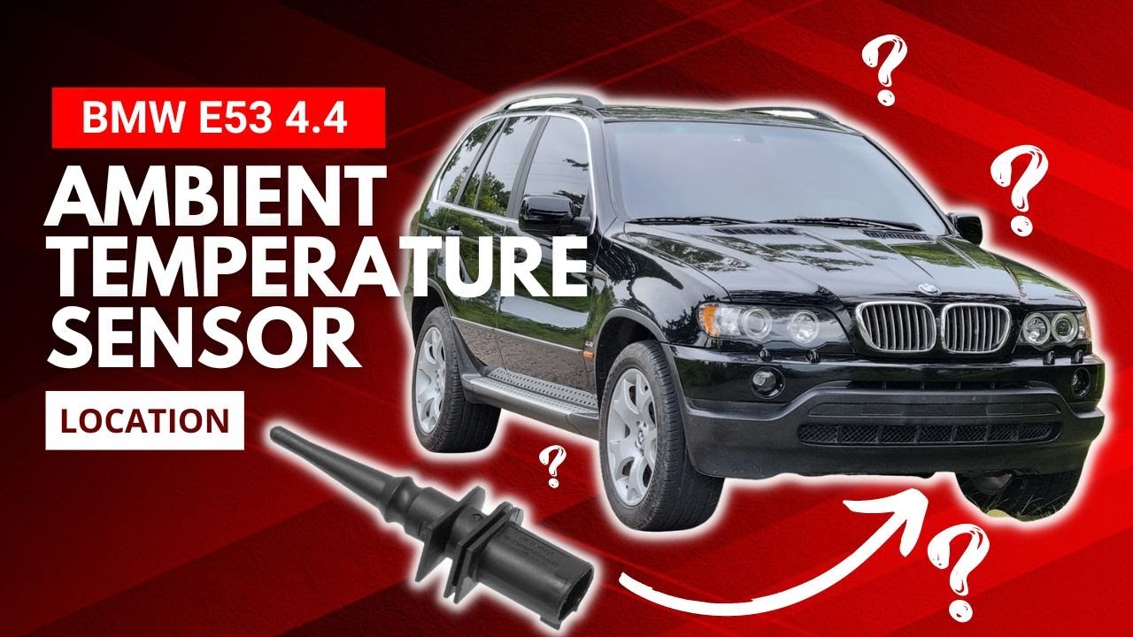 Bmw X5 E53 4 4i Ambient Temperature Sensor Location Replacement YouTube