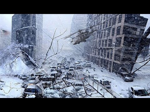 Incredible scenes from the continuous snowy chaos in Japan ! The Ice ...