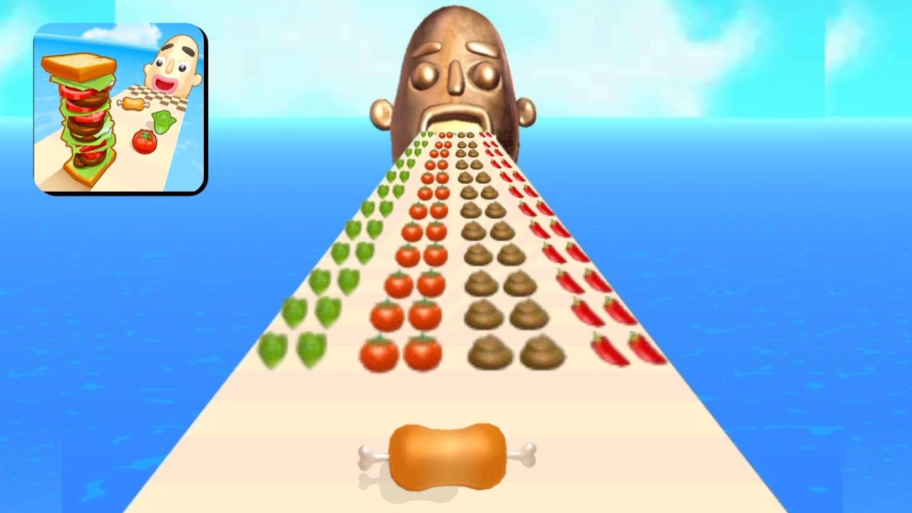 Sandwich Runner - Runner Game 🆚 Going Balls - Bowling Go 3D (2048 ...