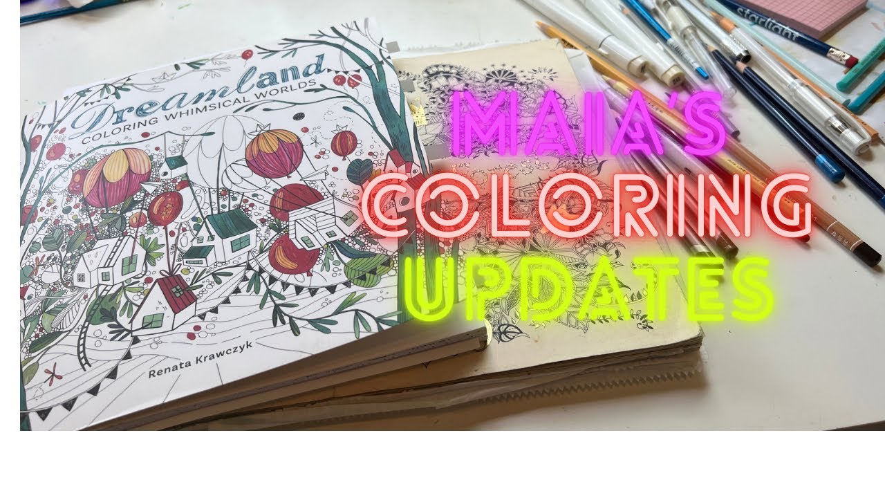 Maia’s Coloring Updates- Episode #9 - how to color water 💦, and more ...