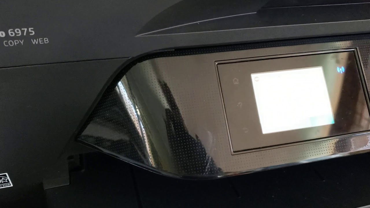 HP OfficeJet Pro 6970 - Carriage jam message - YouTube