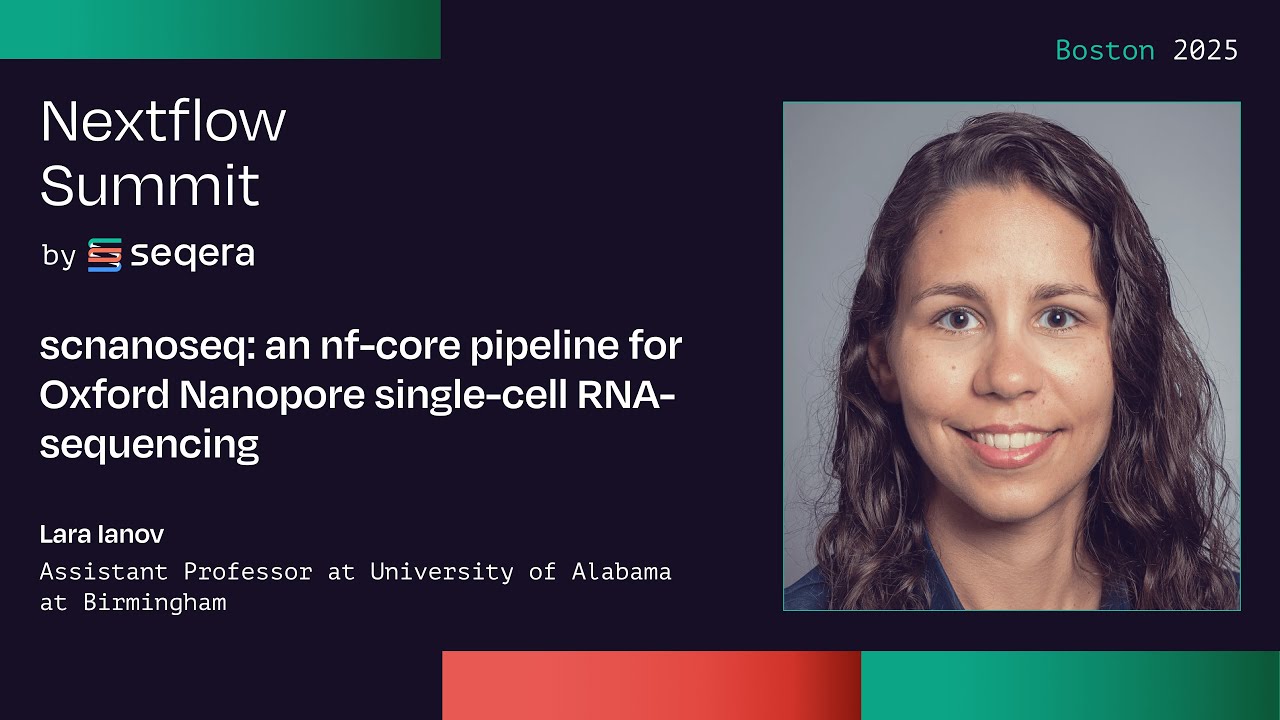⚡ Lara Ianov: scnanoseq: an nf-core pipeline for Oxford Nanopore single-cell RNA-sequencing ...