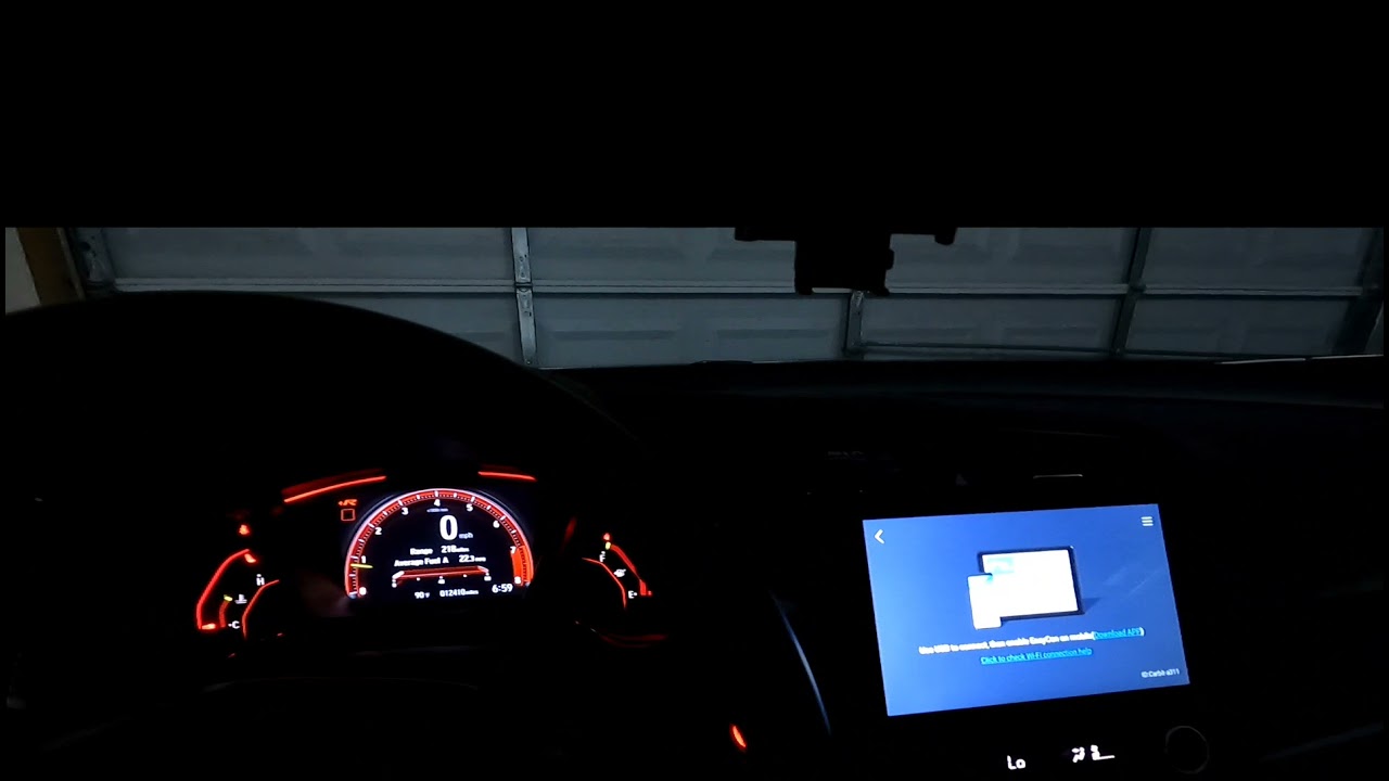 Hondata mobile gauges on my radio screen without honda hack! FK8 dash ...