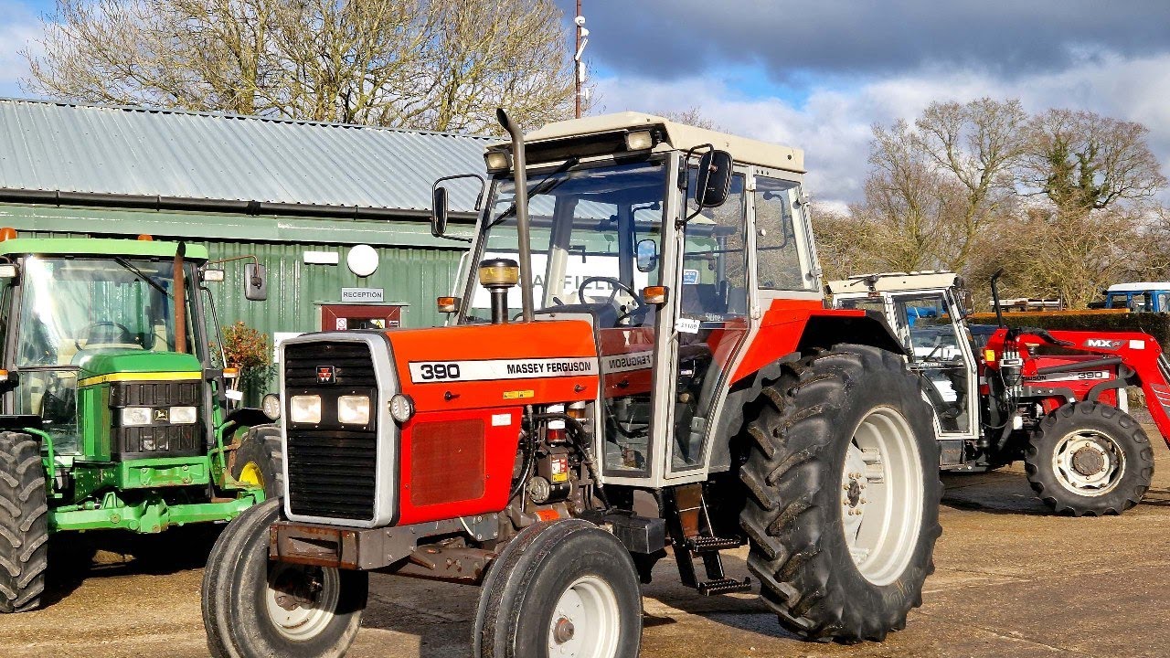 1993 Massey Ferguson 390 Hi-Line 2WD - 21189 - YouTube