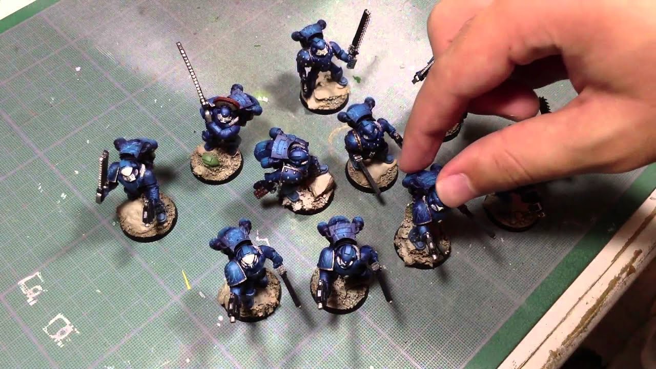 Pre Heresy Night Lords Assault Squad Showcase - YouTube