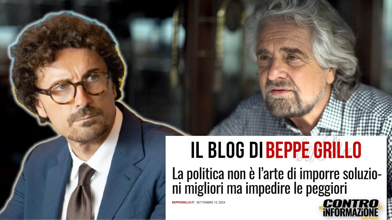 La nuova lettera di Grillo a Conte - YouTube