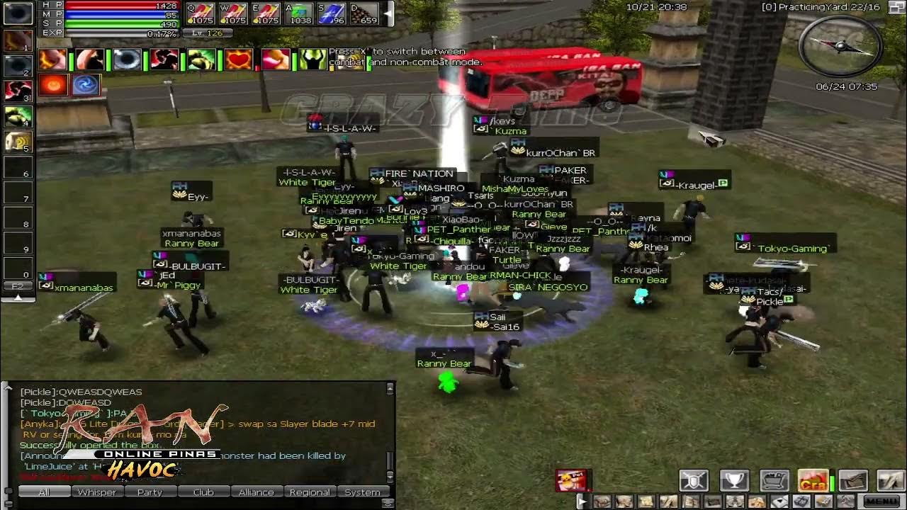 Ran Online Pinas ( Havoc ) Suryun @ Practicing Yard - YouTube