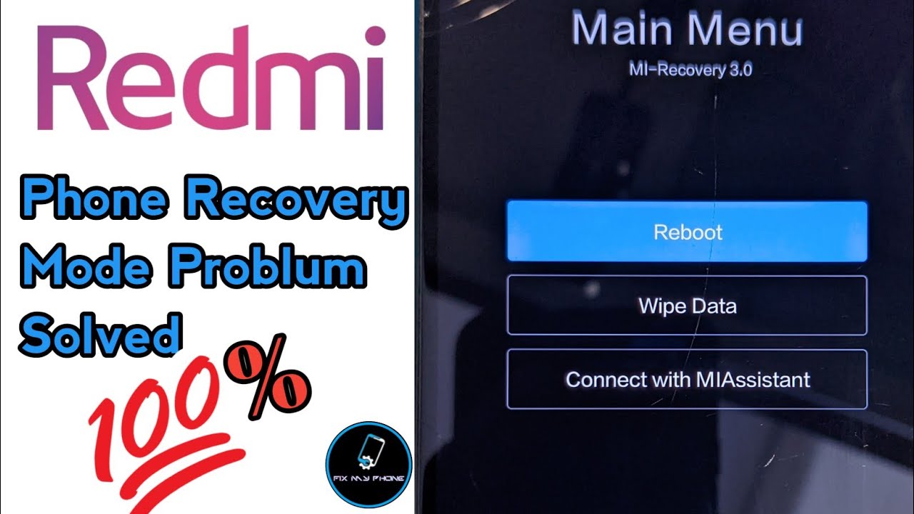 Redmi Mi Xiaomi Phone Recovery Mode Problum Solution - YouTube