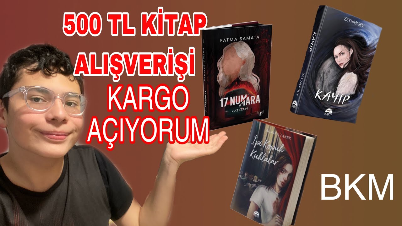 KİTAP KARGOSU AÇIYORUM - 500 TL BKM KİTAP - YouTube