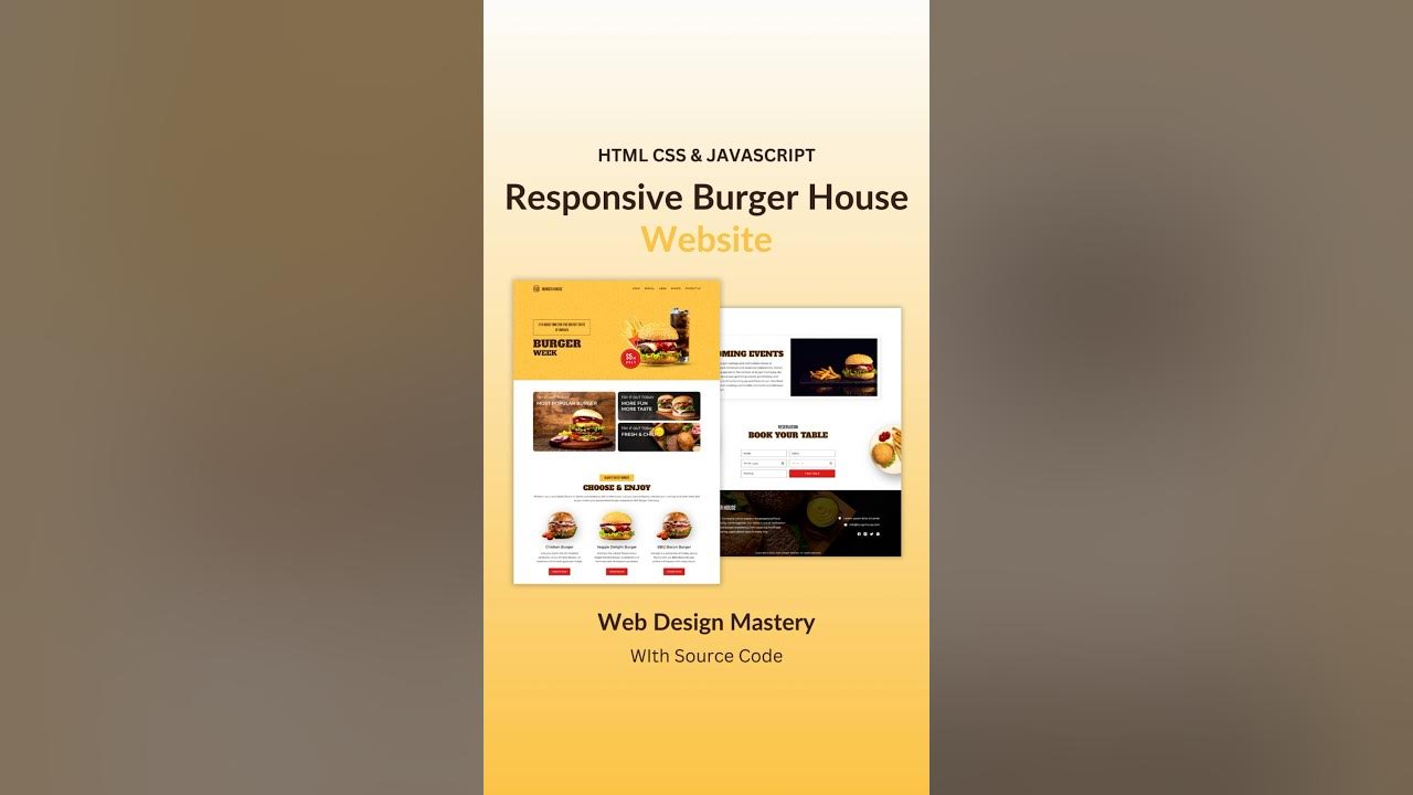 Restaurant Website Using Html Css And Javascript Coding Webdesign Webdevelop Htmlcsstutorial