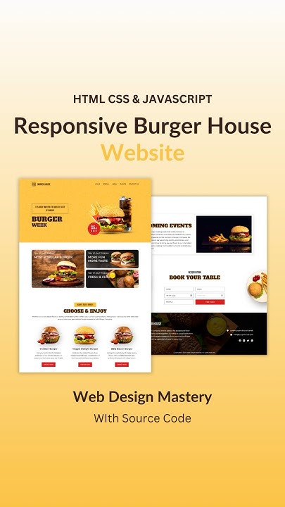Restaurant Website Using Html Css And Javascript Coding Webdesign Webdevelop Htmlcsstutorial 