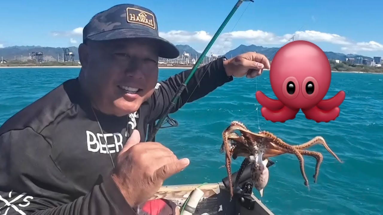 Tako (Octopus) On a Hook??? Squid Lu’au in 90 Minutes. Hawaii Fishing ...