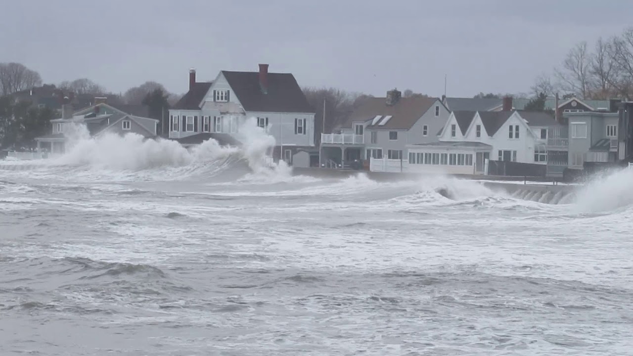Tudor Beach Nahant - Willow Rd. / Winter St. - 3/3/18 - YouTube