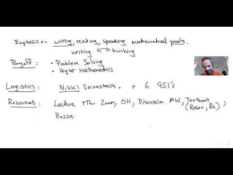 Math 55 Lecture 1 part 1 - YouTube