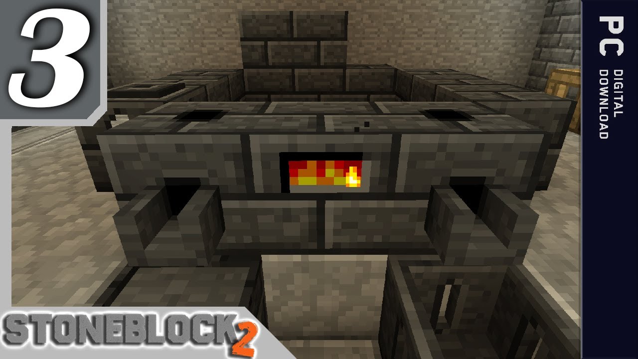 Stone Block 2 | Part 3: Smeltery | [Minecraft Mod Pack | No Commentary ...