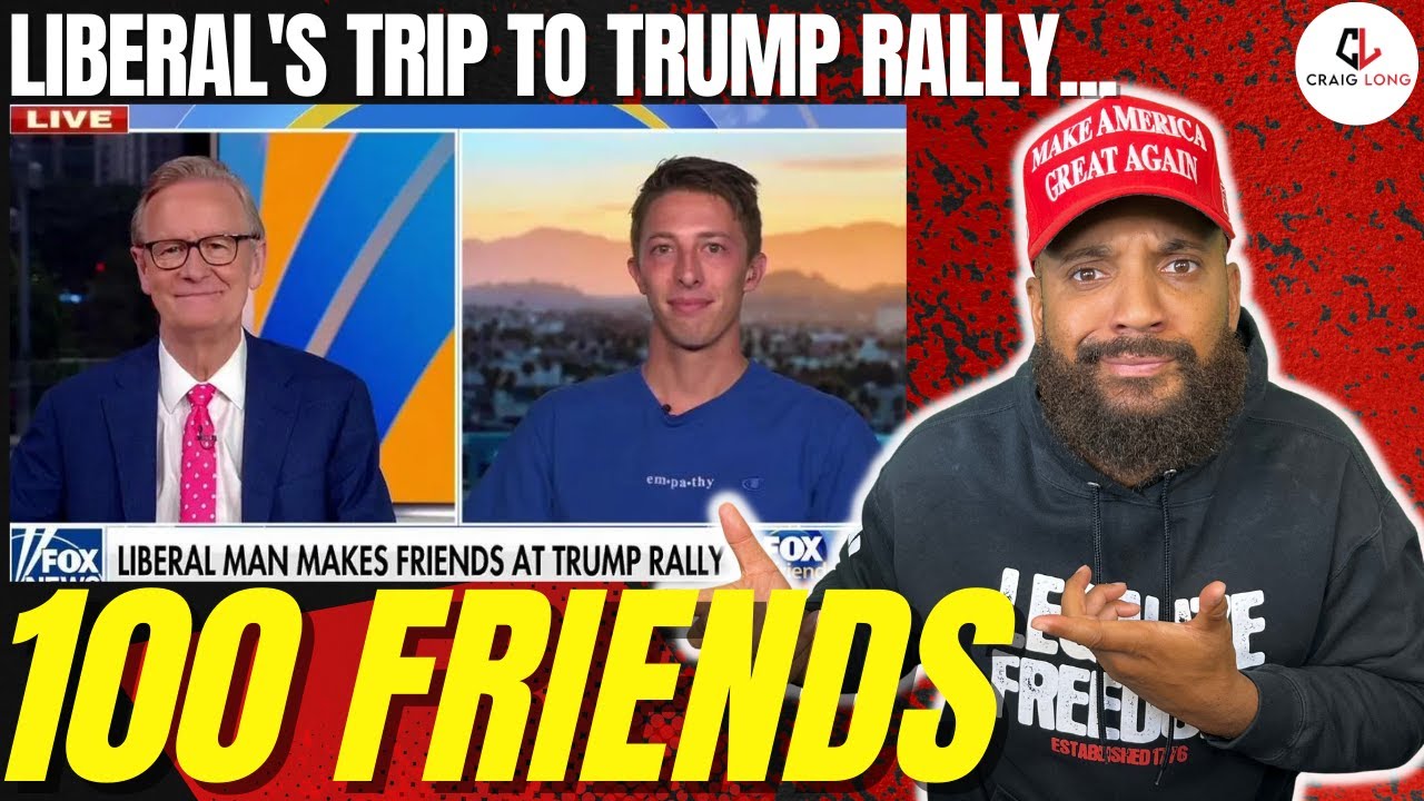 Liberal Man Goes Viral trying to make 100 friends at a Trump Rally ...