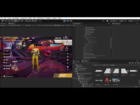 Free Fire Clone Unity Game Source Code - MainMenu / Lobby / Login #unity #unity3d #unitydev ...