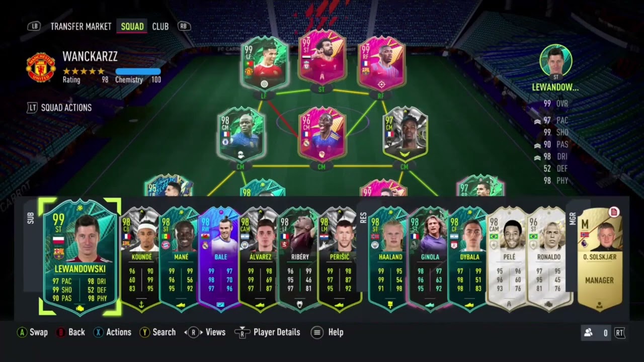 My FIFA22 Endgame RTG Ultimate team Club tour #fifa22 #ultimateteam # ...