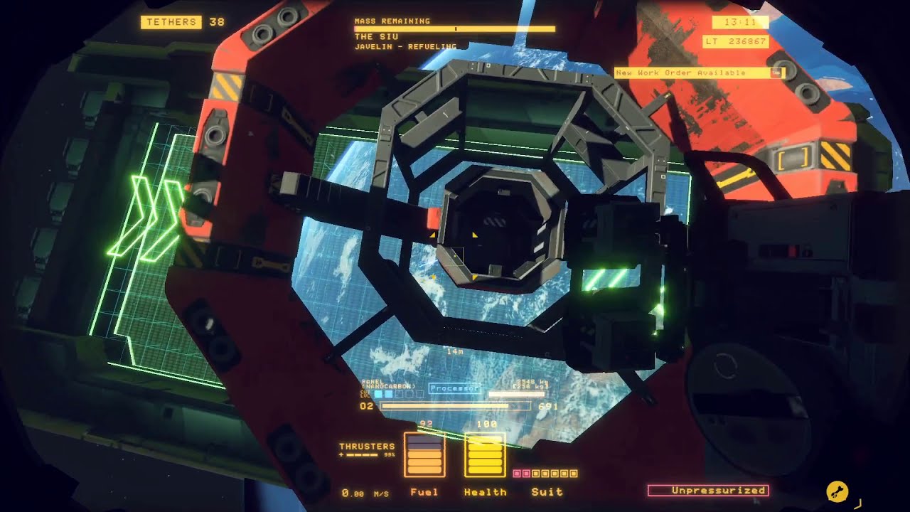 Barging the Ion Rings without Demo charges Hardspace Shipbreaker - YouTube