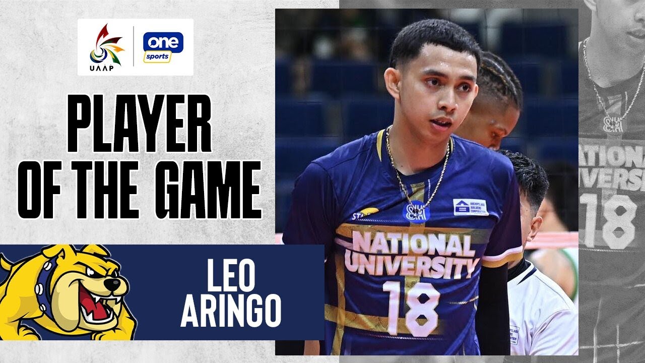 Leo Aringo STARS in NU dismissal vs DLSU 🔥 | UAAP SEASON 86 MEN'S VOLLEYBALL | HIGHLIGHTS - YouTube