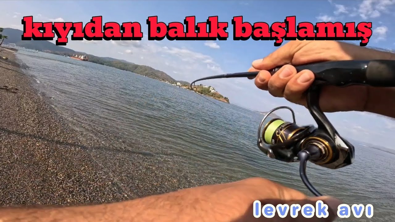 SULARIMIZIN FAVORİ BALIĞI.kıyıdan silikon karidesle levrek avı. - YouTube