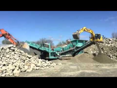 Screening Class 0-3 Rip Rap - YouTube