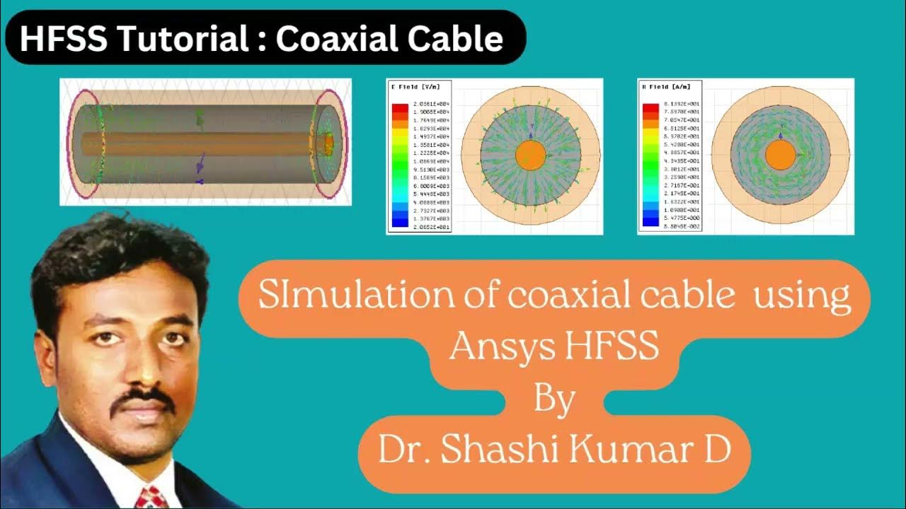 HFSS Tutorial: Simulation of a Coaxial Cable - YouTube