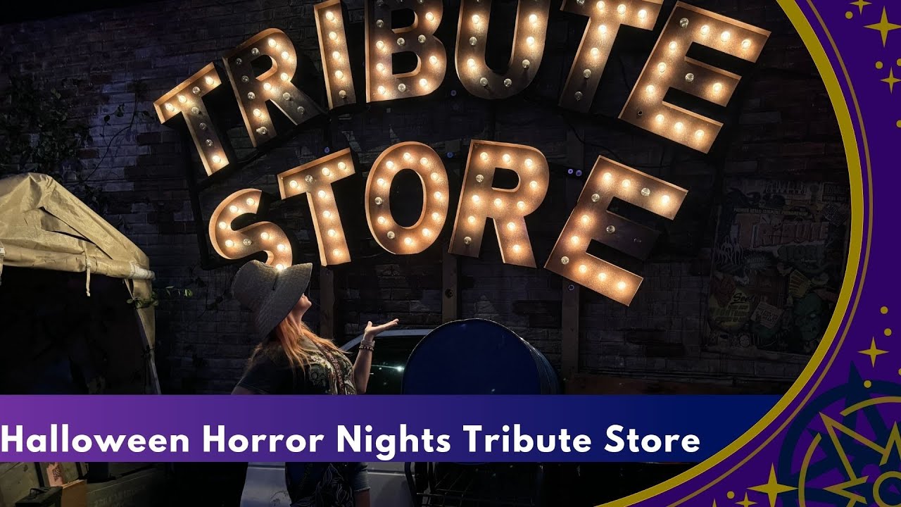 Halloween Horror Nights Tribute Store - Full Tour of HHN 33 Rooms - YouTube