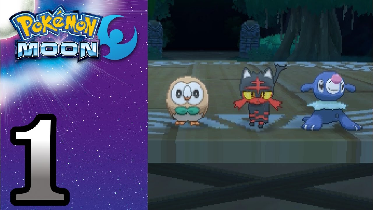Let's Play Pokemon Moon - #1 - YouTube
