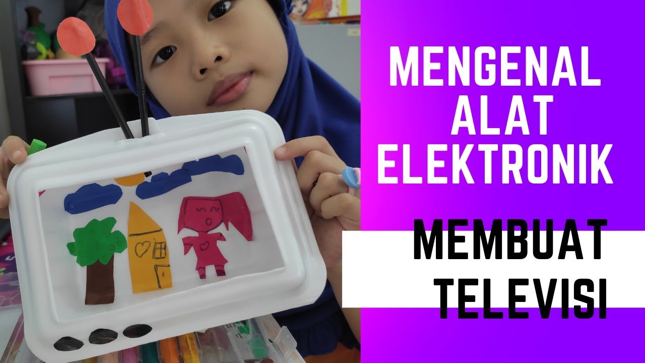 Ide Kreatif|Montessori Mengenal Peralatan Elektronik|Membuat Televisi ...