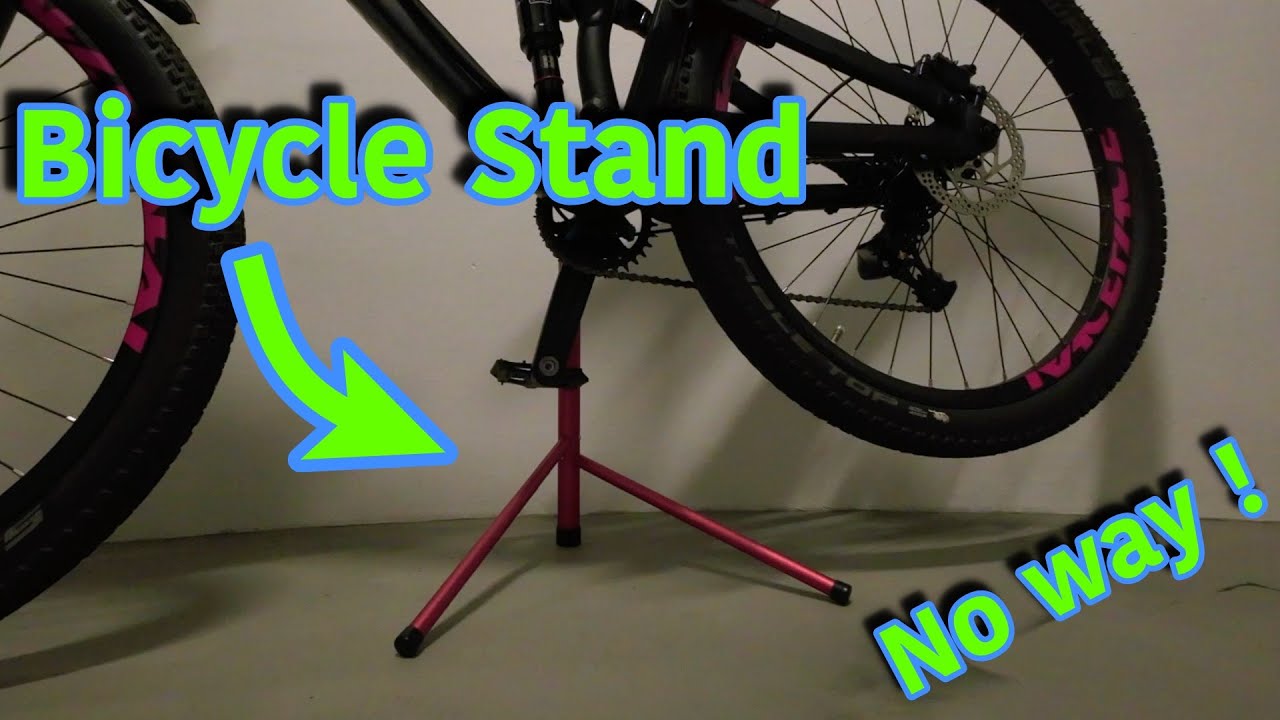 Small Budget Bicycle Stand - YouTube