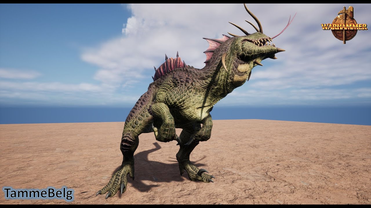 Warhammer: Lizardmen - Feral Troglodon - YouTube