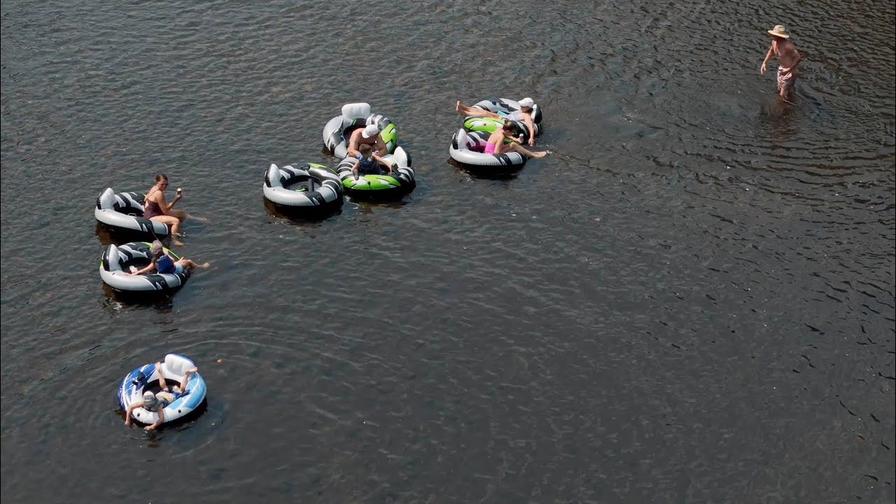 FARMINGTON RIVER FLOATERS 4K - YouTube