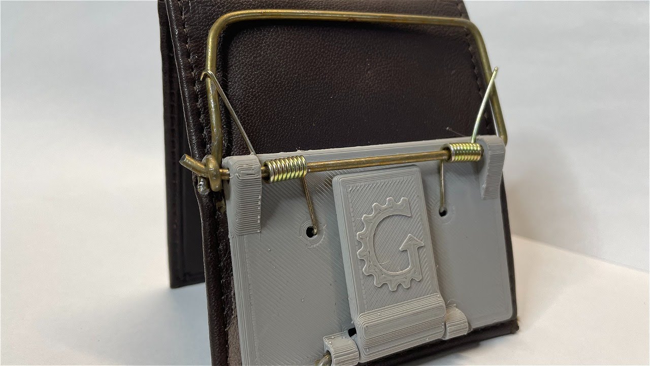 Mouse Trap Wallet To Catch Pickpockets!! - YouTube