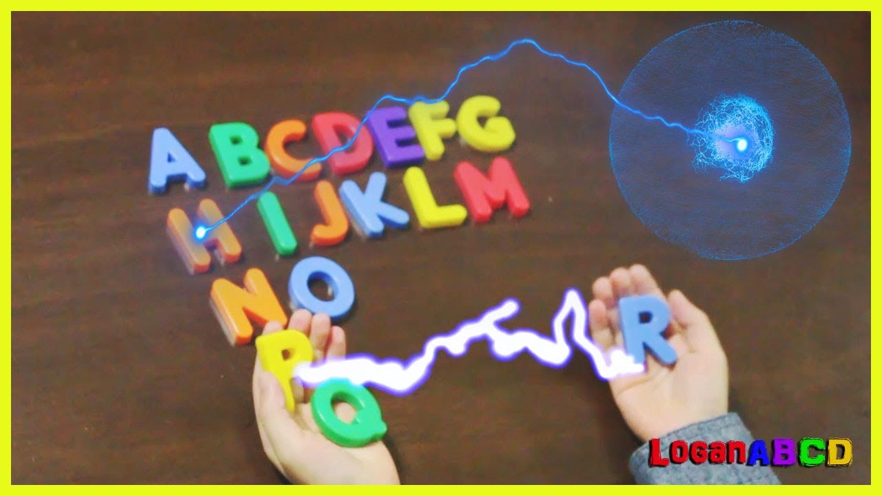 Learning ABC Letter Phonics Alphabet Magnet magic - YouTube