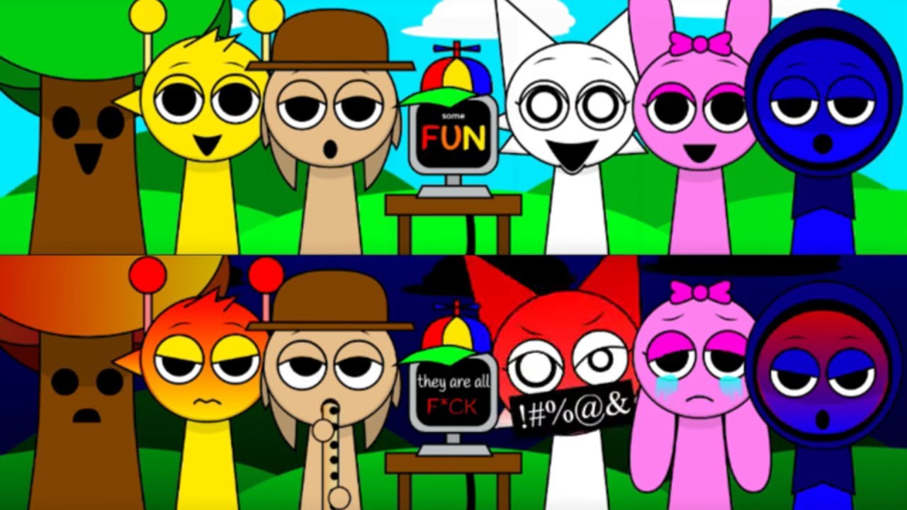 Sprunki But Extremely ANGRY😤😡💢incredibox sprunki animation - YouTube