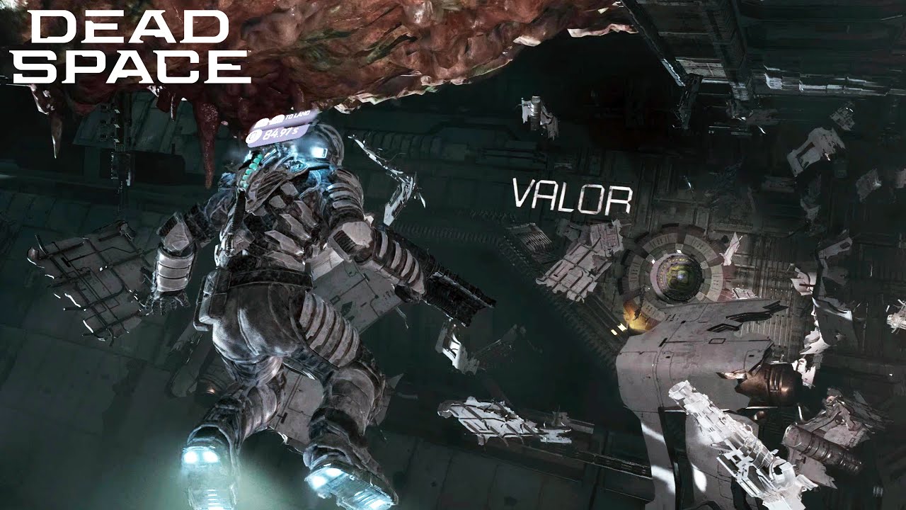 Dead Space Remake: The USM Valor crashes into the Ishimura | PS5 4K ...