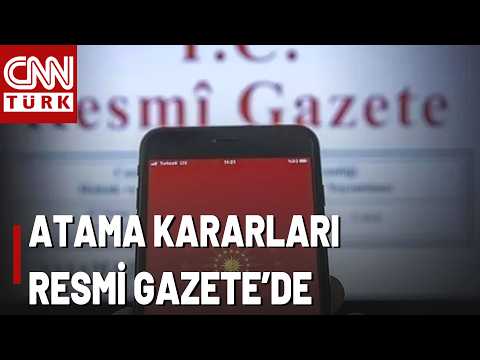 SON DAKİKA🚨Resmi Gazete'de Yayımlandı! Adalet ve İçişleri Bakanlıklarına Yeni Atamalar