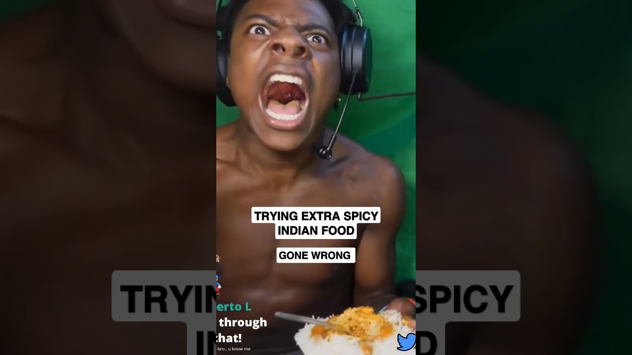 iShowSpeed Trying EXTRA SPICY INDIA FOOD - REACTION - YouTube