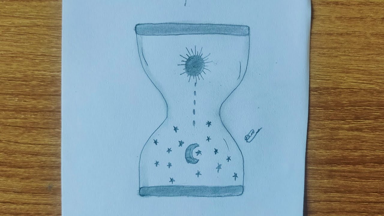 how to draw time machin drowning step by step - YouTube
