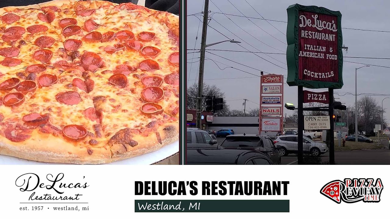 PIZZA REVIEW TIME 🍕 - DeLuca's Restaurant (Westland, MI) - YouTube